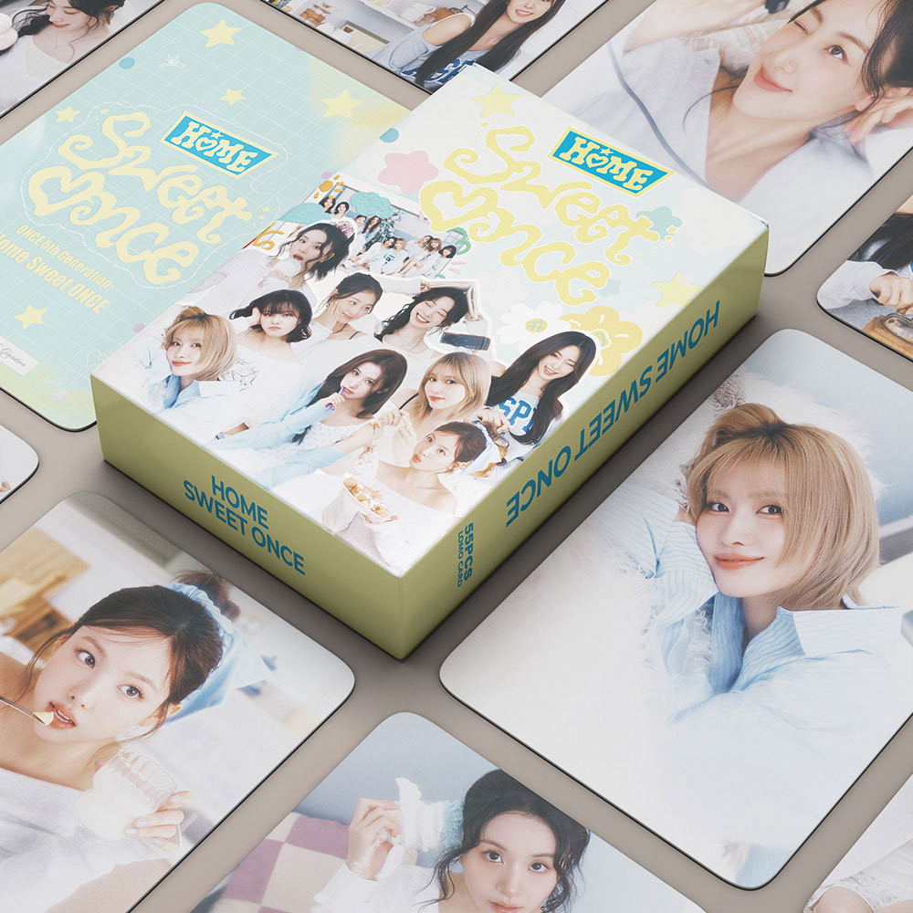 55 Pçs/Set Kpop TWICE 5o FanClub HOME SWEET ONCE Lomo Photocards Para ...
