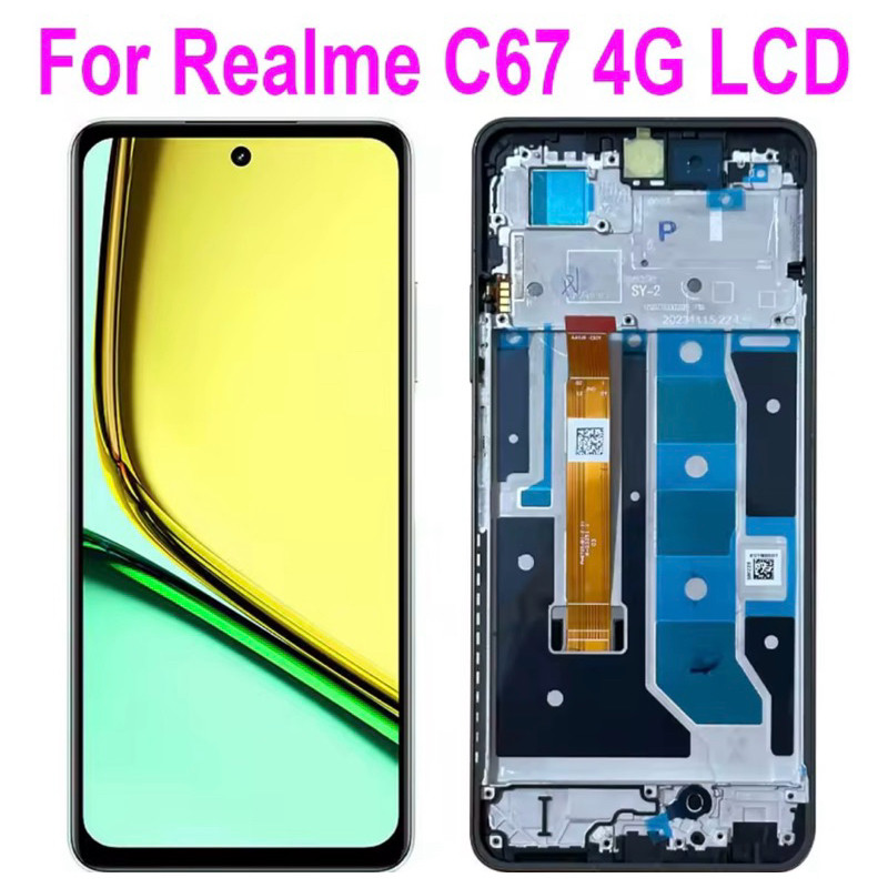 Tela Frontal Lcd Touch Display Compativel Com Oppo Realme C67 4G ...