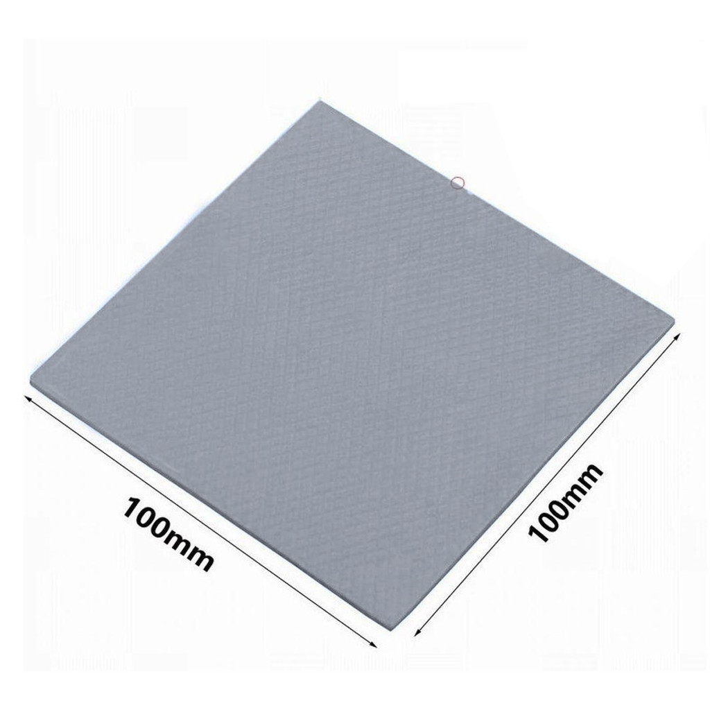 Pad Térmico Thermal Peça Unica 100x100x1,5mm Alto Desempenho 6w/Mk Para ...