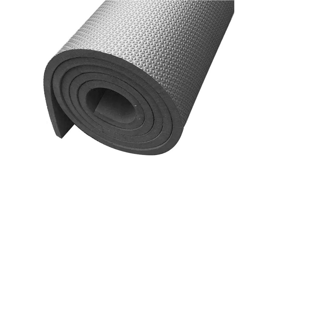 Tapete Tatame Manta Colchonete Forração Eva 10mm 200x100cm preto Yoga ...