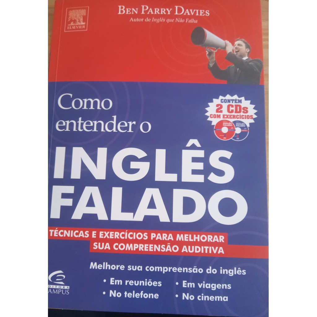 LIVRO, COMO ENTENDER O INGLÊS FALADO,(2) CD , BEN PARRY DAVIES | Shopee ...