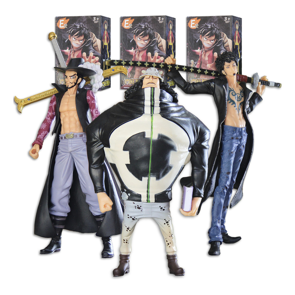 Boneco Dracule Mihawk One Piece Kuma Law Bonec Action Figure | Shopee ...