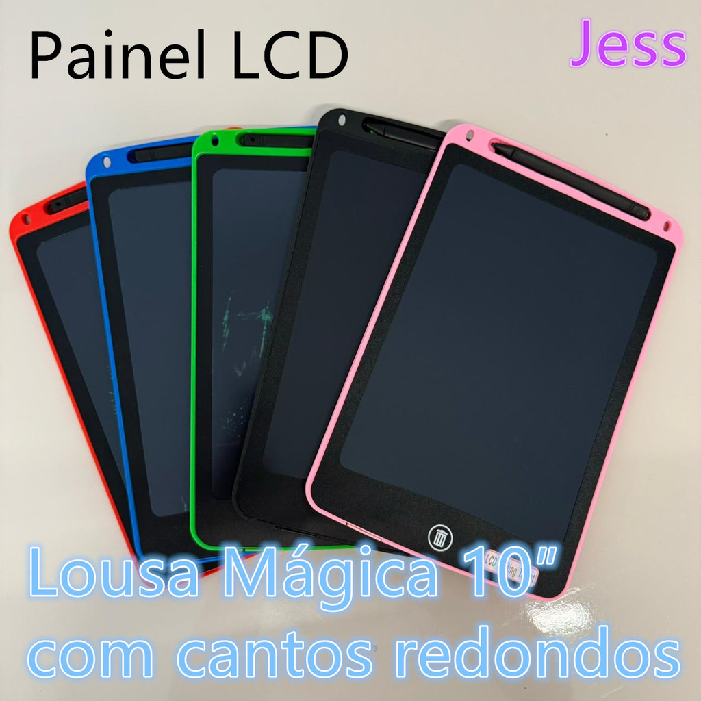 Lousa Mágica 10 Polegadas Infantil Canto Redondo Tablet De Tela LCD ...