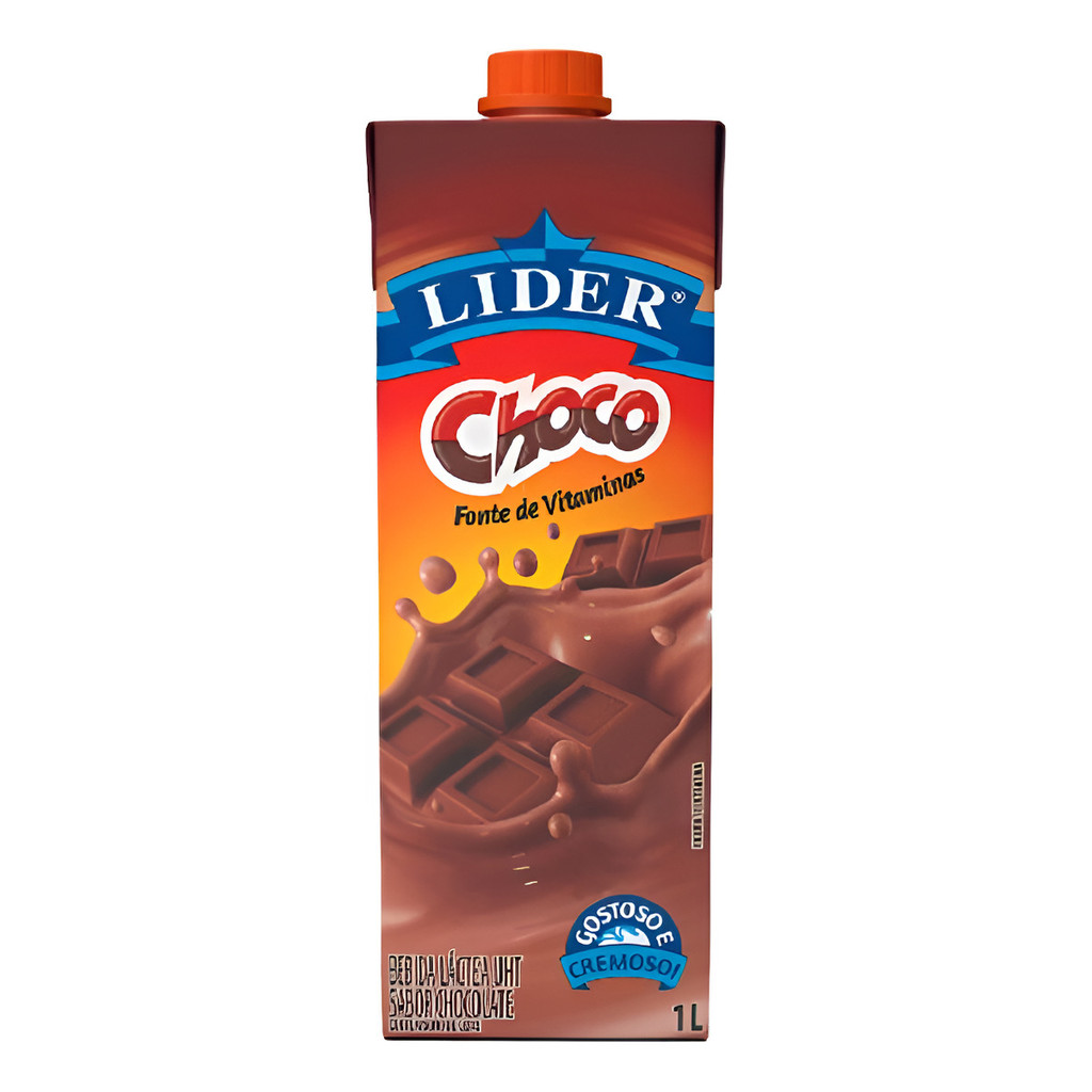 Bebida Láctea Lider Choco Uht 1 Litro Chocolate - 2 Unidades | Shopee ...