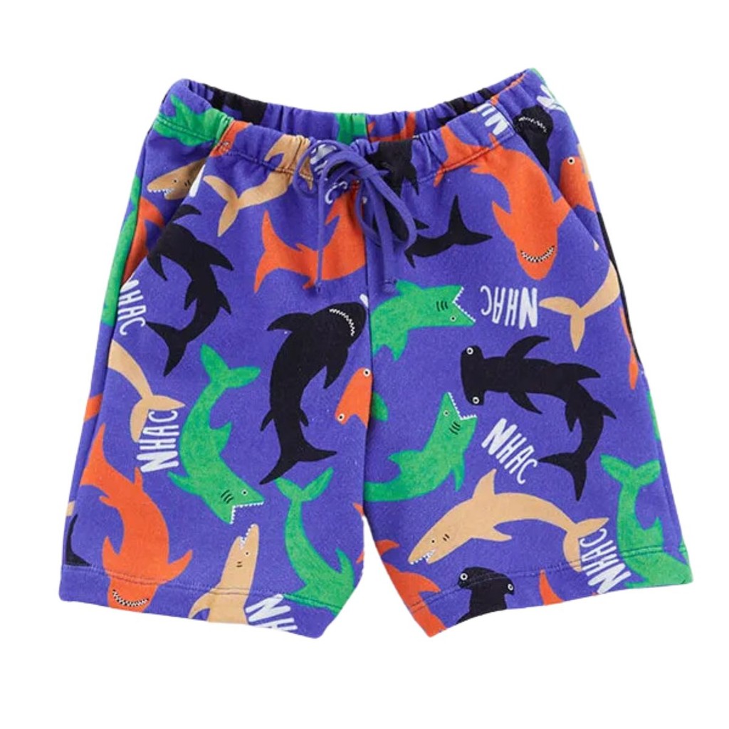 Bermuda Bento Fábula Tubarãozito Nach Moletom Azul Verão | Shopee Brasil