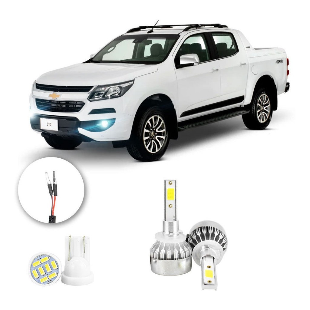 Lampada Farol Milha Led Chevrolet S10 2017 A 2019 20000lm | Shopee Brasil