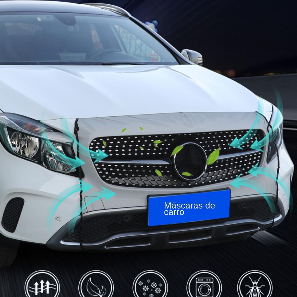 Front Bumper Net Foldable Hood Engine Bumper Net Car Front Mesh Prevent ...