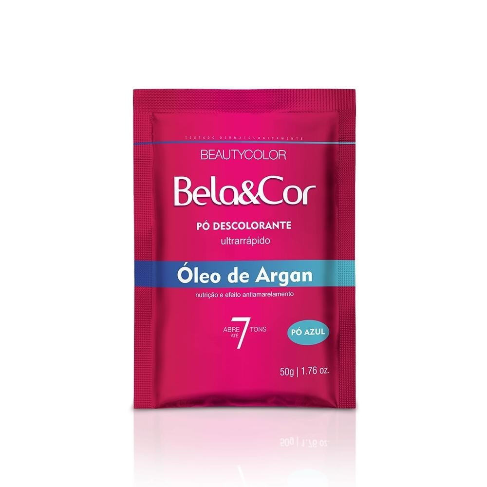 Po Descolorante Bela E Cor Oleo De Argan 50G | Shopee Brasil