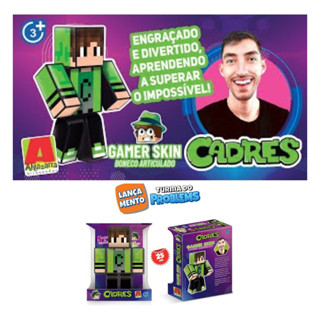 Boneco Cadres 25 Cm Mine Craft Articulado Youtuber | Shopee Brasil