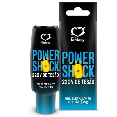 Gel Excitante Unissex Neutro Com Efeito Eletrizante 15g Sexy Fantasy ...