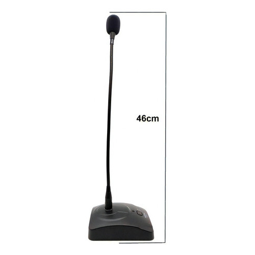 Microfone Gooseneck De Mesa MM-100X Soundvoice Com Haste Flexível 40cm ...