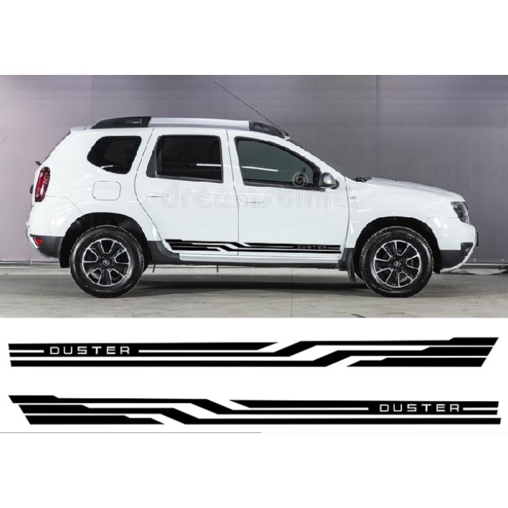 Kit Adesivos Renault Duster Lateral Faixas Personalização Tuning Sport ...