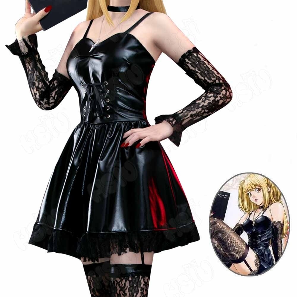 Cosplay Misa Amane Cosplay Death Note Imitação Uniforme Vestido Lexy ...