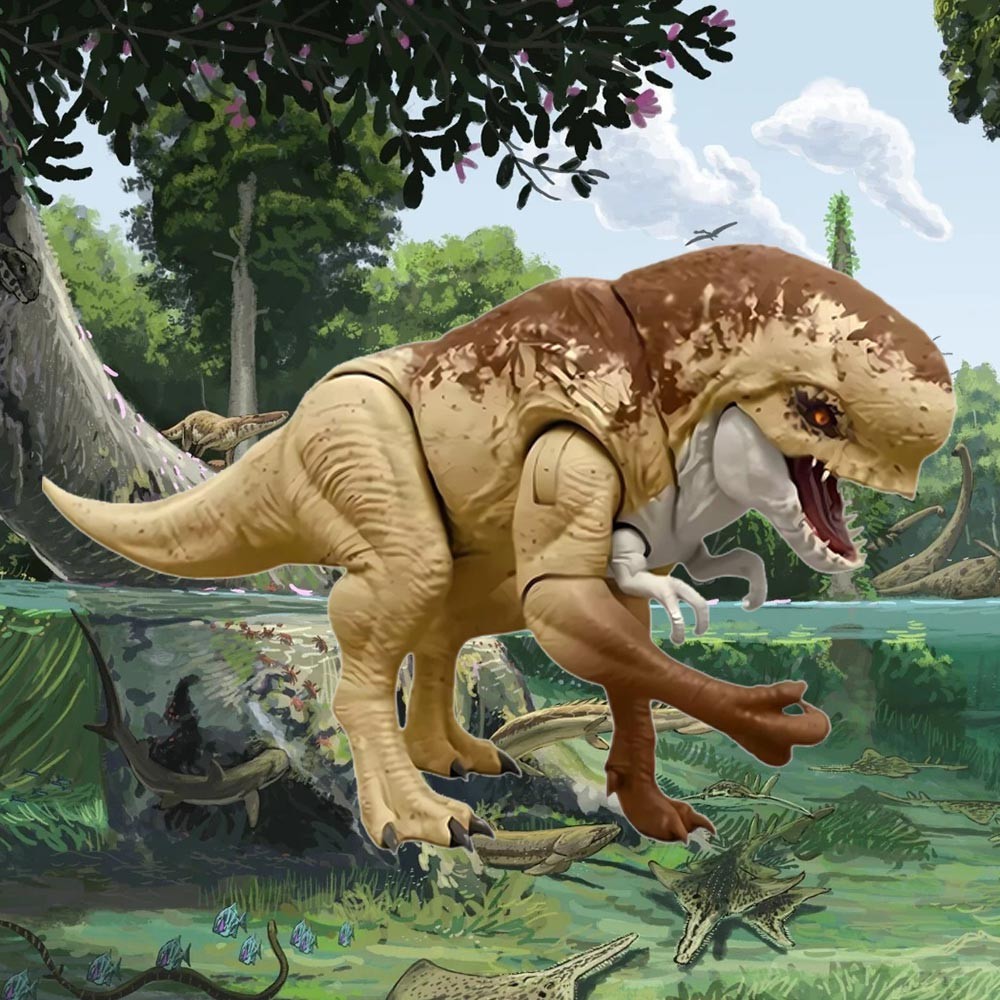 Jurassic World Rebirth Distortus Rex Rumble'n Rampage 20cm | Shopee Brasil