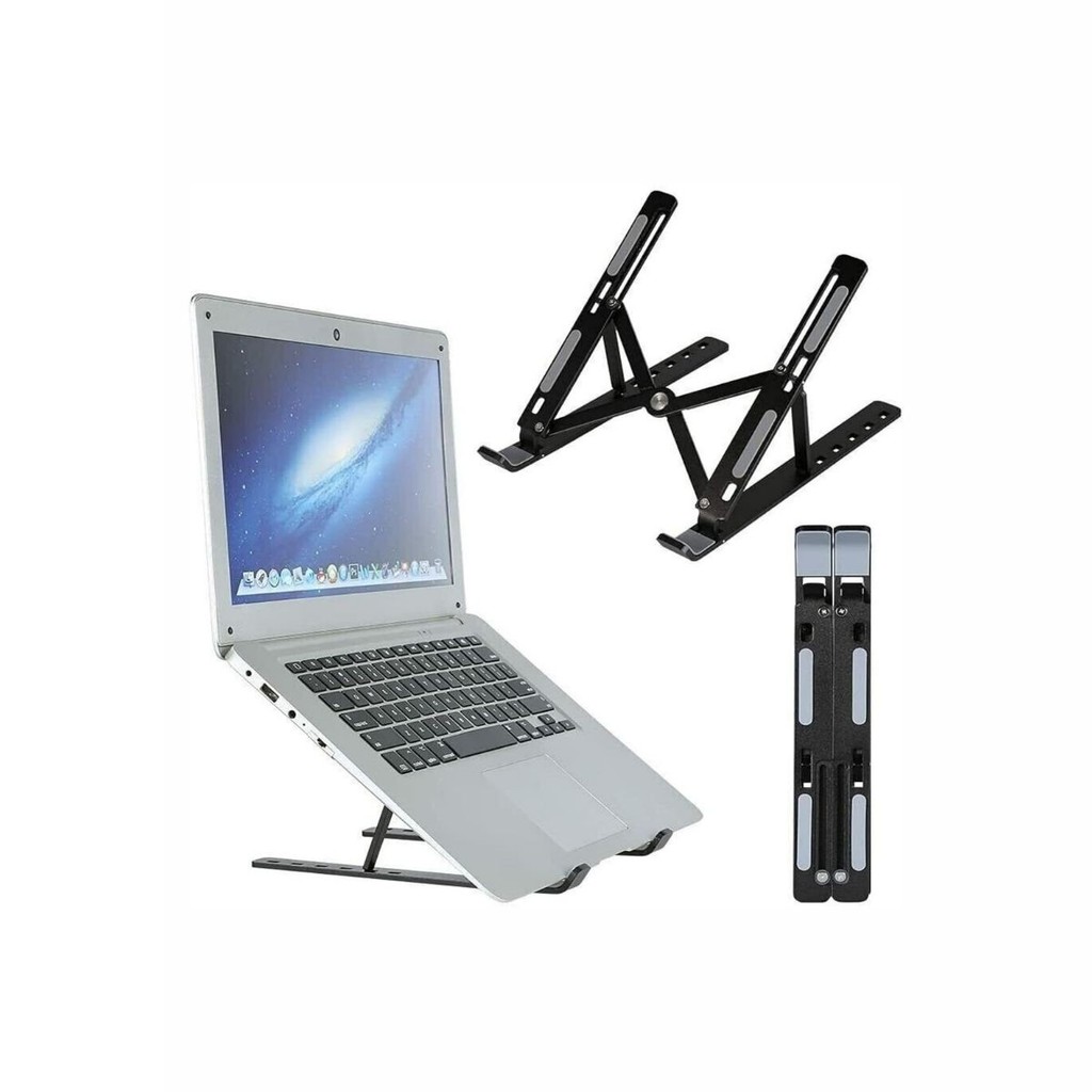 Suporte Apoio De Notebook Laptop Compacto Articulado Preto Suporte Base ...