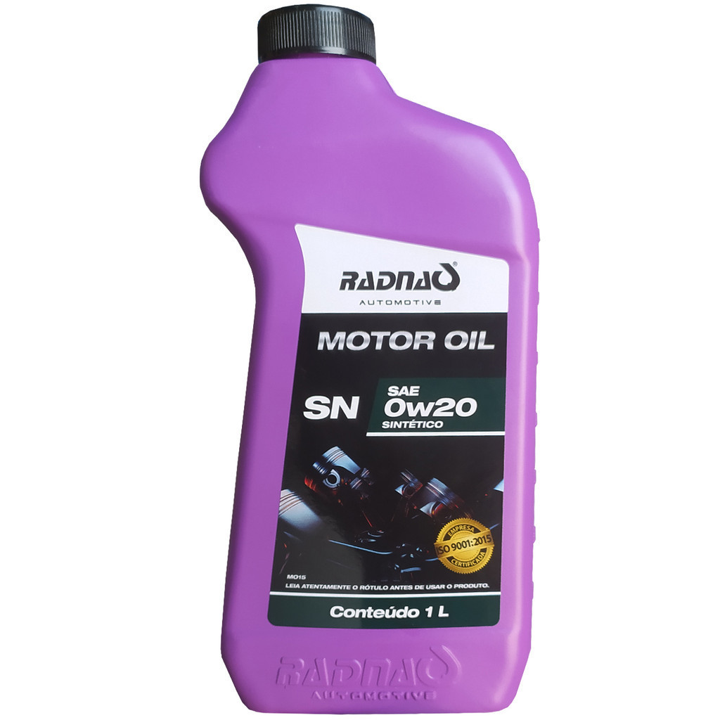 Óleo Motor 0w20 SN ILSAC GF5 100% Sintético Radnaq 1 Litro | Shopee Brasil