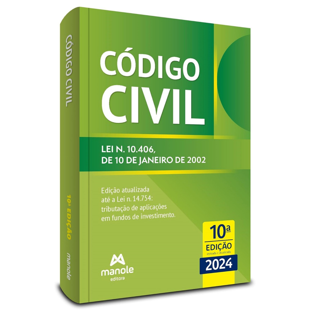 Código Civil Mini - 10ª Edição (2024) | Shopee Brasil