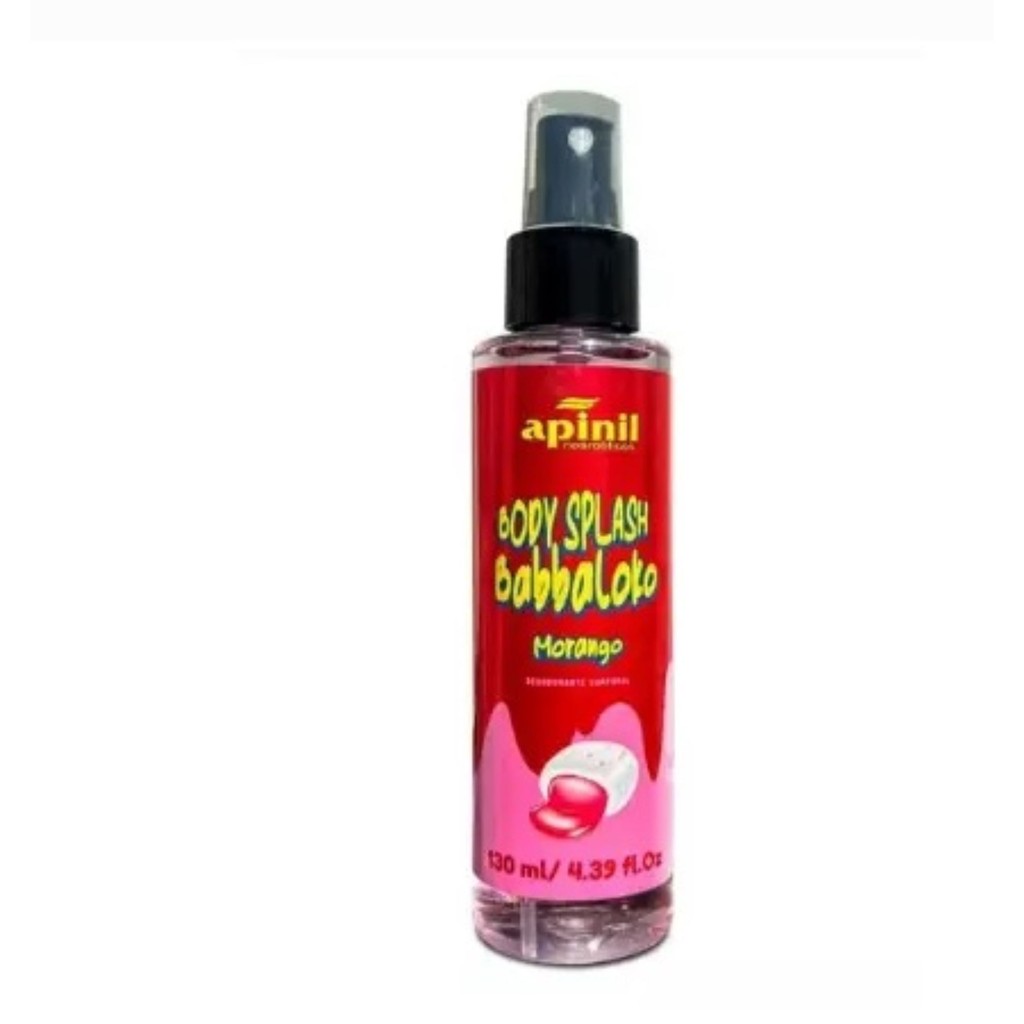Colônia Body Splash Babbaloko Morango 130ml - Apinil | Shopee Brasil