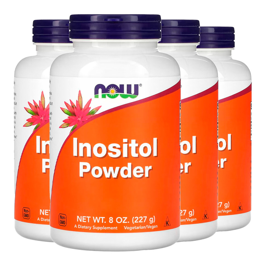 Kit 4x Pó de inositol Now Foods 227 gramas Importado /Made in Usa ...