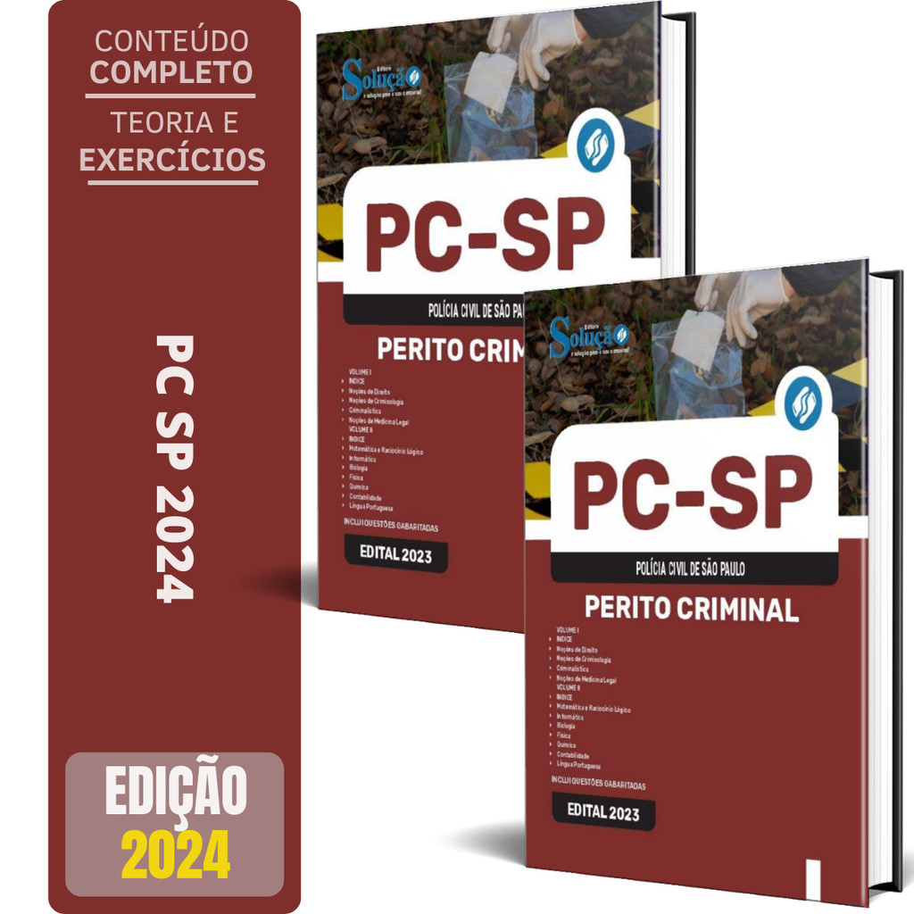 Apostila PC SP 2024 - Perito Criminal | Shopee Brasil Apostila PC SP 2024 - Perito Criminal | Shopee Brasil