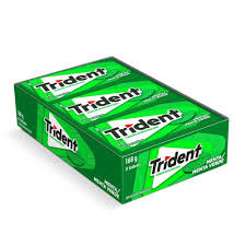 TRIDENT CX 21 UN MENTA VERDE 8G SEM AÇUCAR | Shopee Brasil