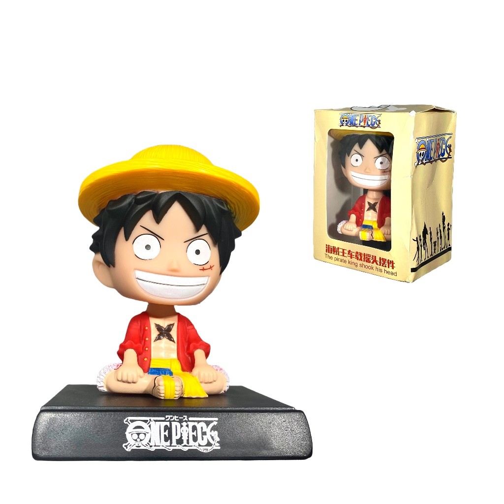 Boneco Monkey D. Luffy One Piece Bobblehead Action Figure | Shopee Brasil