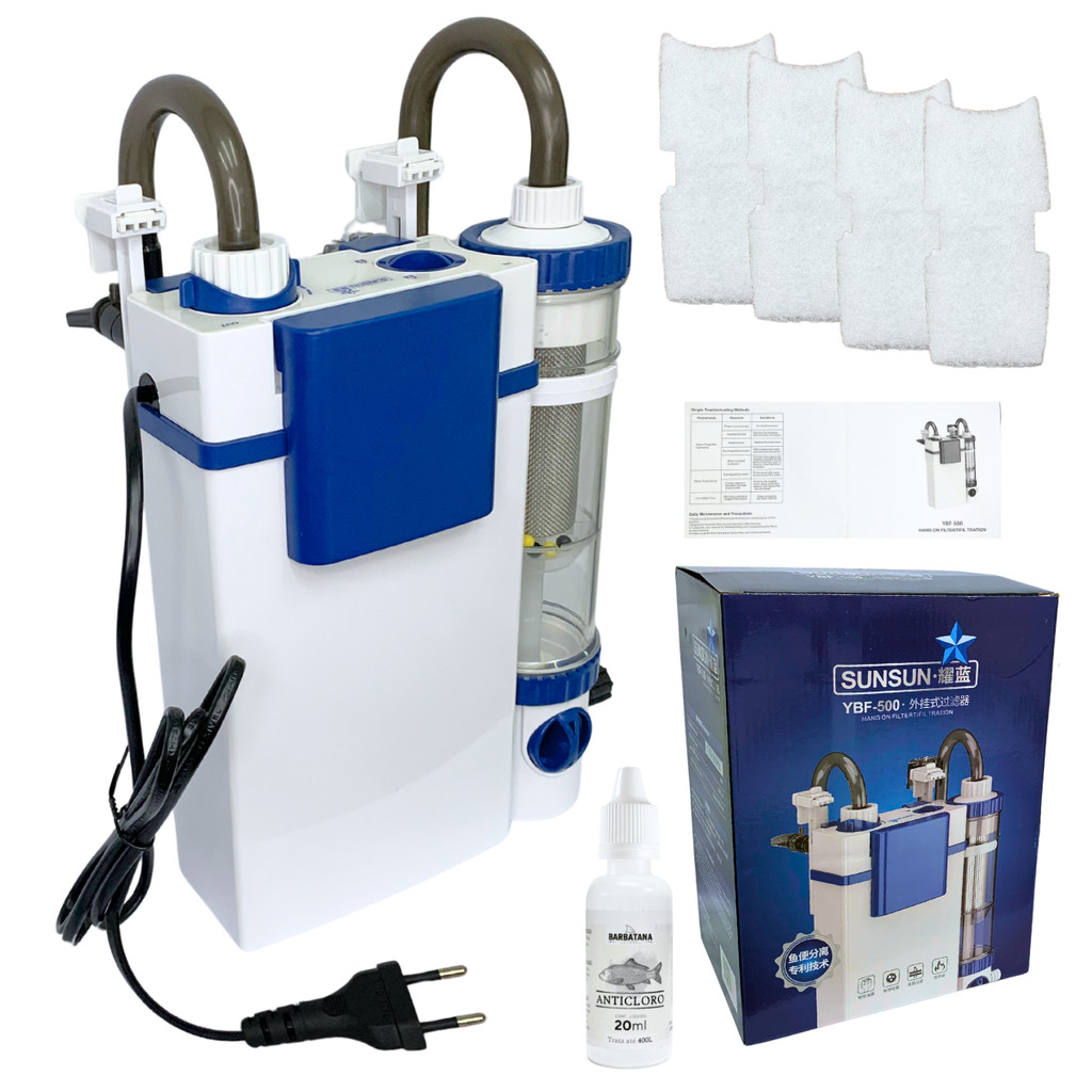 Filtro Canister Hang On Skimmer Integrado Externo SunSun YBF-500 - 110V ...