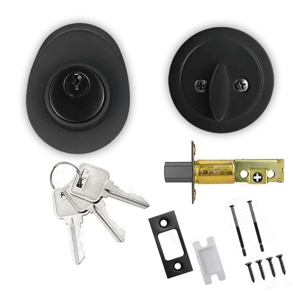 Trava e Cilindro para Fechadura Blim Blim Preto | Shopee Brasil