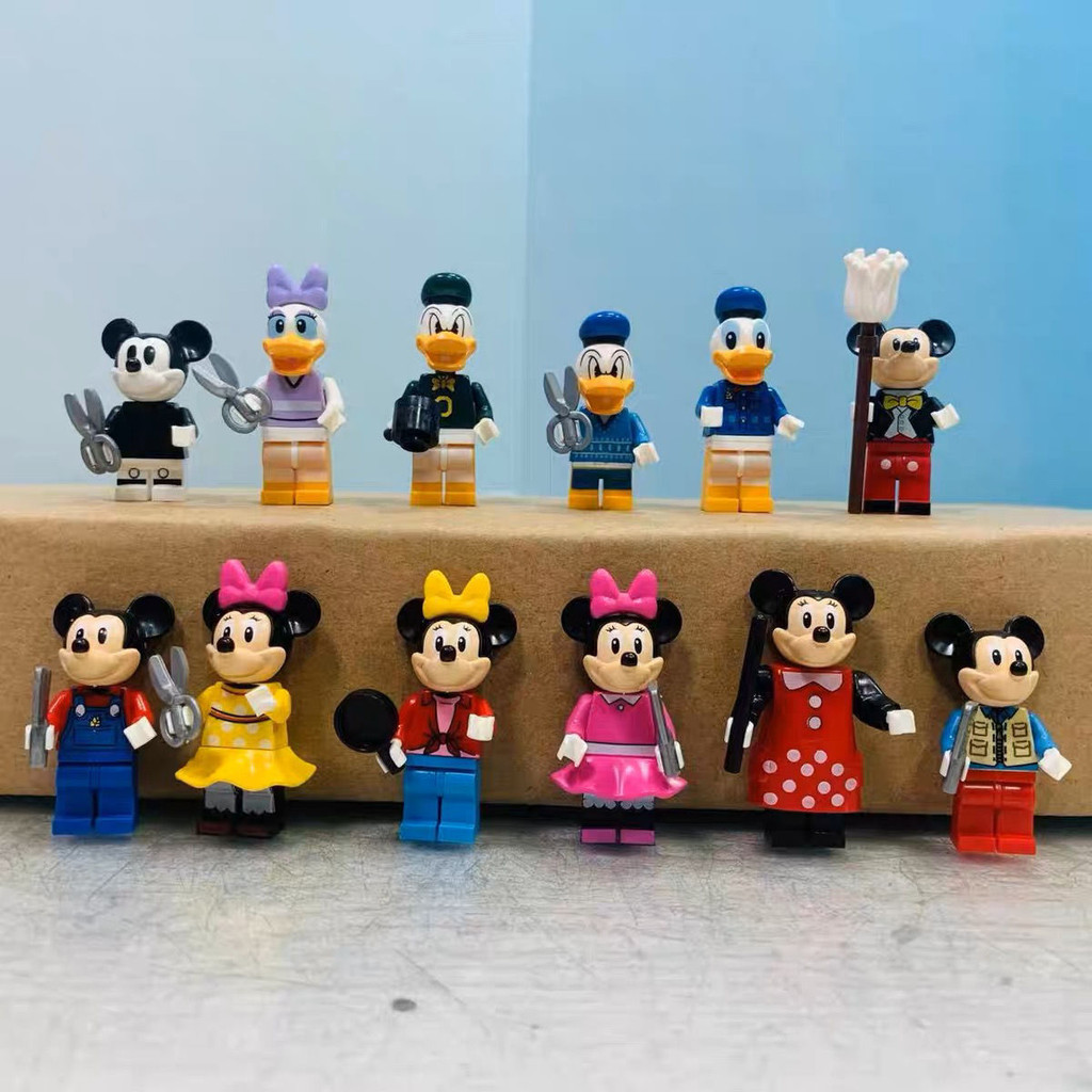 Disney Series Building Block Toys Minifigures Mickey Mini Mickey Mouse ...