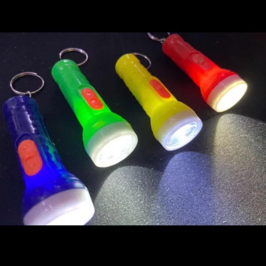 Kit Chaveiro Mini Lanterna LED 12 Peças Várias Cores P/ Lembrancinha ...