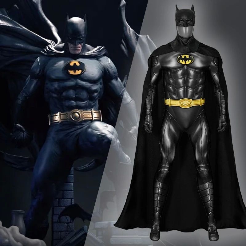 DC Batman Cosplay Fato De Banho Preto Superhero Zentai O Cavaleiro Das ...