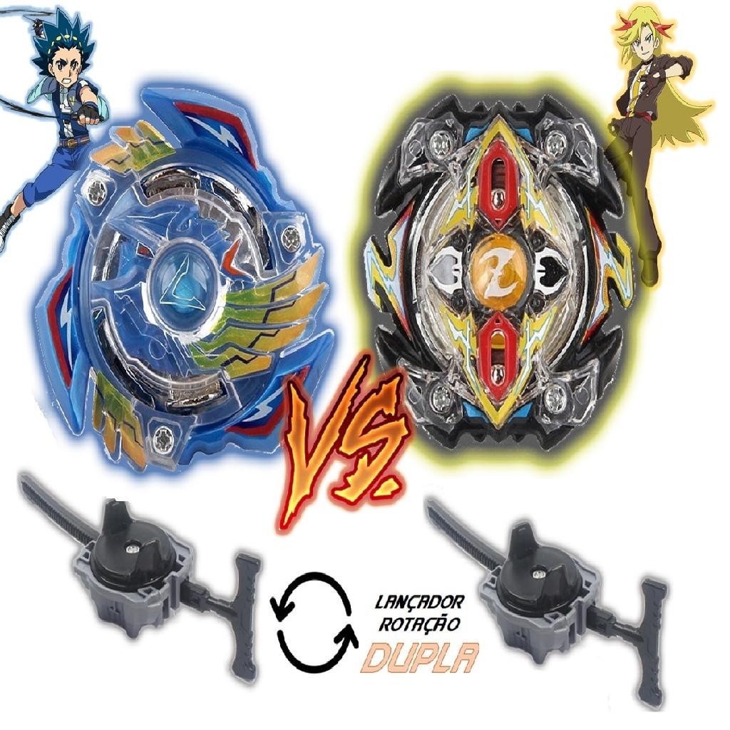 Kit 2 Beyblade Burst Valtryek Valkyrie Vs Zilion Zeutron Valt Vs Zac ...