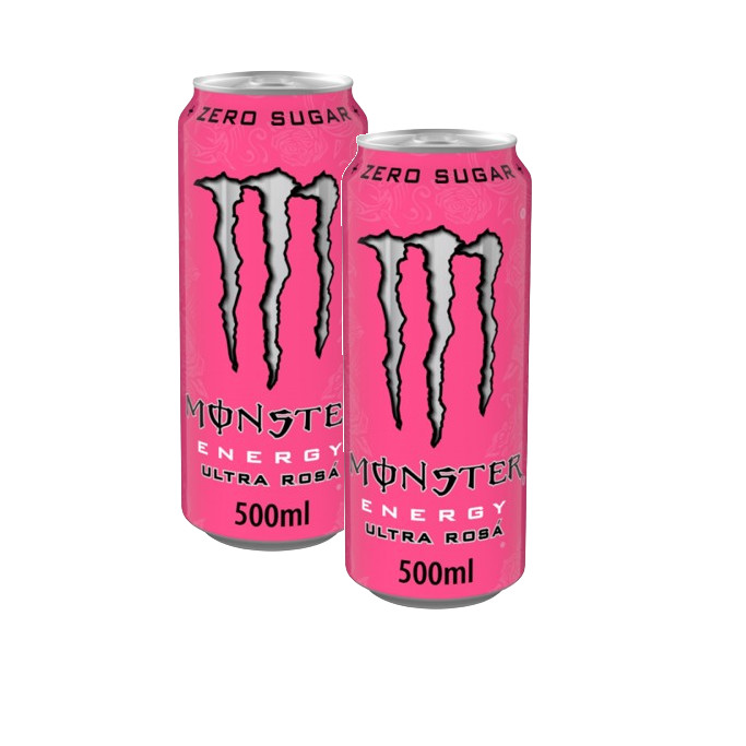 kit 2 Energético Monster Ultra Rosa Importado Lata 500ml | Shopee Brasil