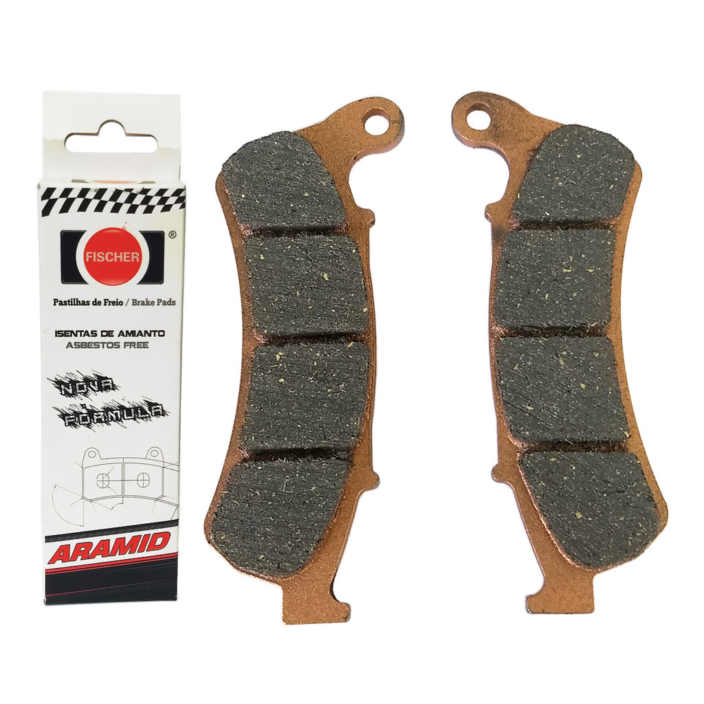 Pastilha Freio Diant Haojue DK 150 (fischer FJ2900K) | Shopee Brasil