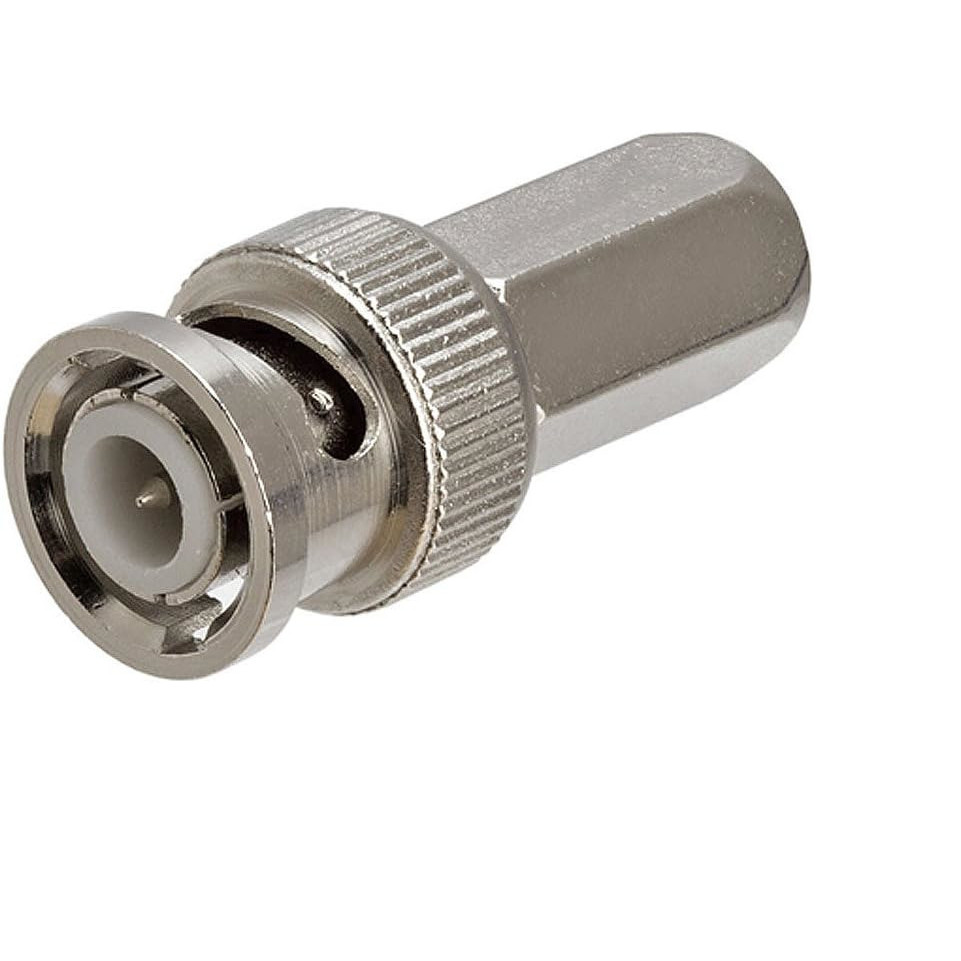 conector de rosca externa BNC, RG6, conjunto de 10 peças e 100 peças ...