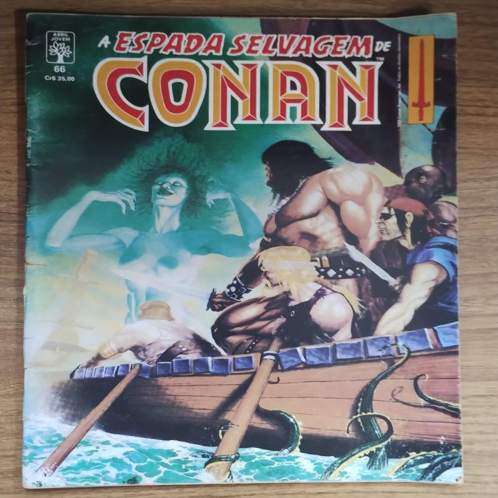 A Espada Selvagem de Conan nº 66 - Abril 1990 autor Abril | Shopee Brasil
