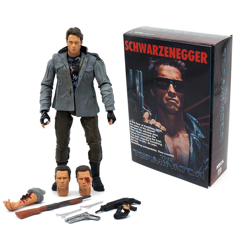 NECA Terminator T800 rufie versão de dano de batalha Arno robô móvel de 7 polegadas | Shopee Brasil