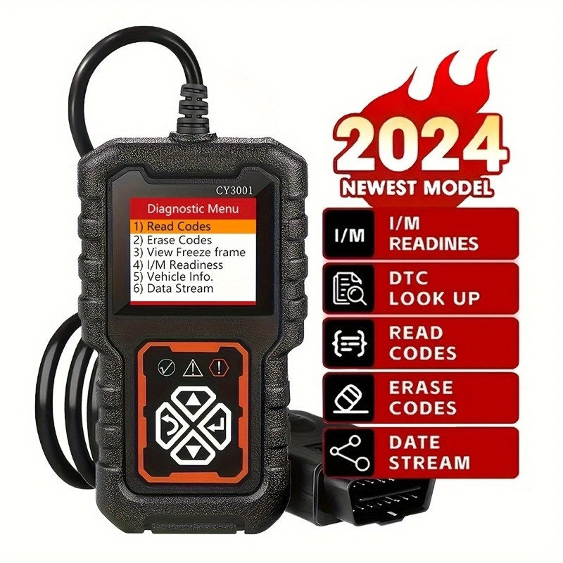 Scanner De Código OBD2 Para Carro Leitor De Diagnóstico Apagar Códigos ...