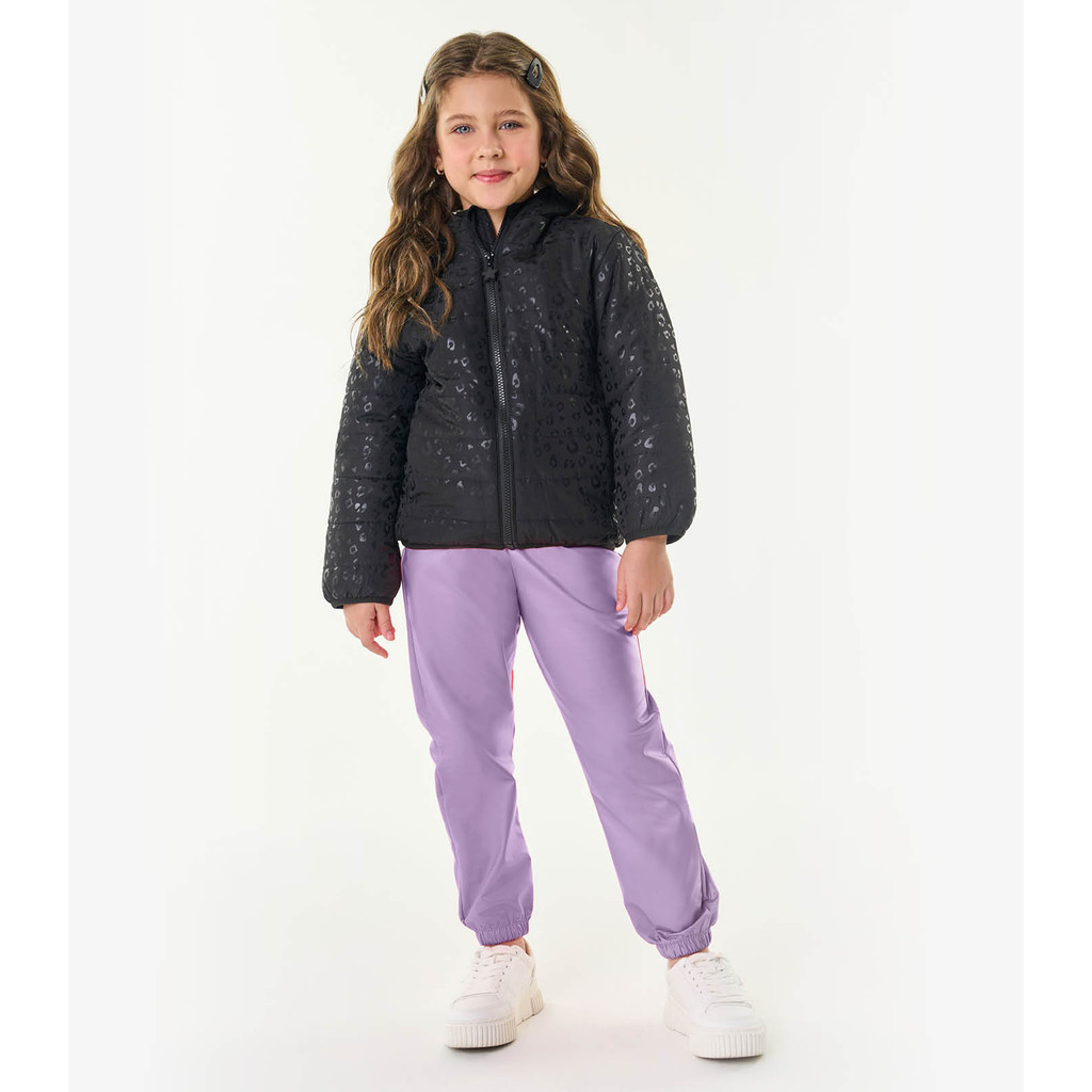 JAQUETA INFANTIL FEMININA PUFFER COM CAPUZ JAQUETA GOMINHOS JAQUETA ...