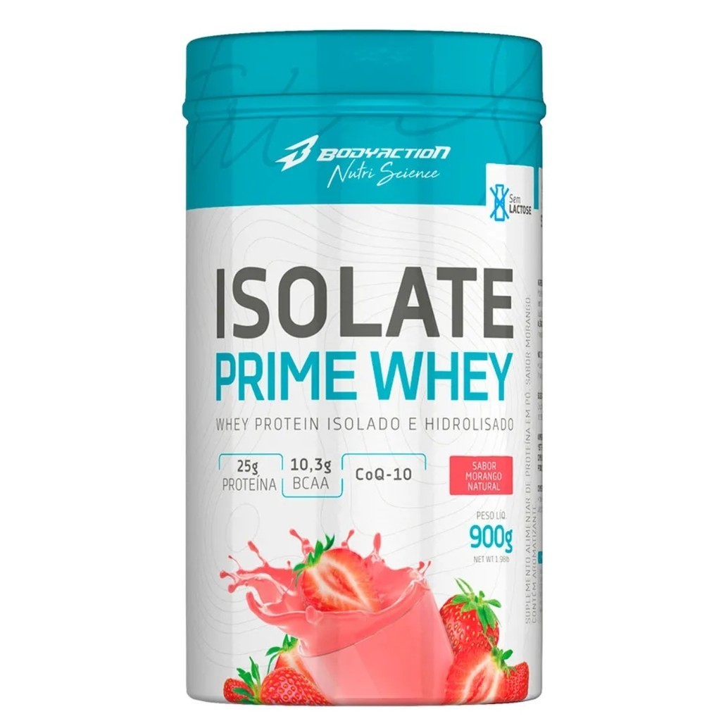Isolate Prime Whey 900g Bodyaction | Shopee Brasil
