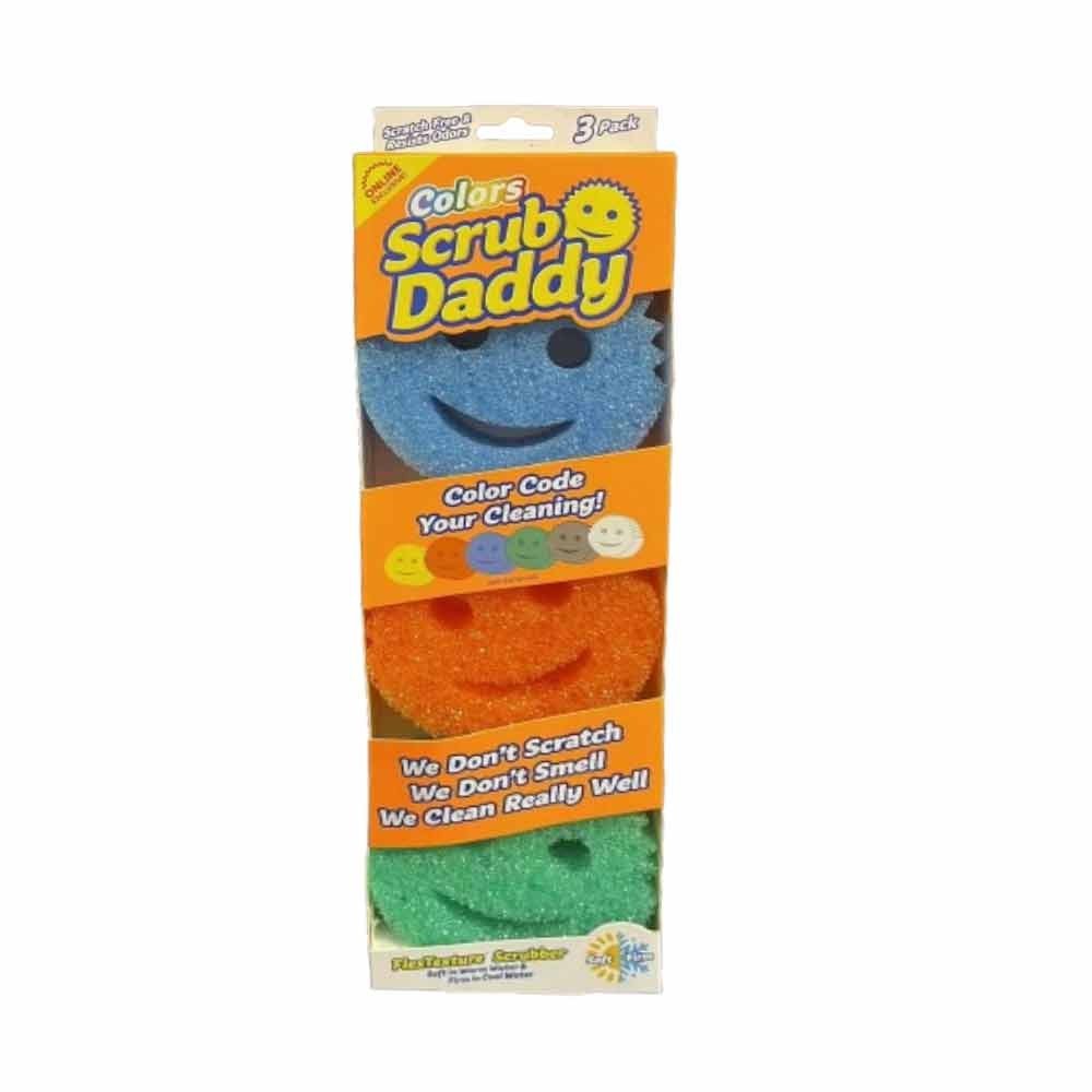 Scrub Daddy Colors Esponja Purificador Multipack Esponjas De Prato | Shopee Brasil
