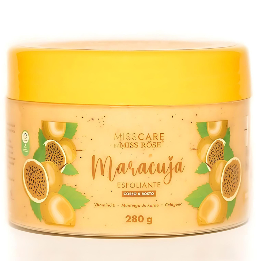 Esfoliante De Corpo E Rosto Miss Care Maracujá 280g | Shopee Brasil
