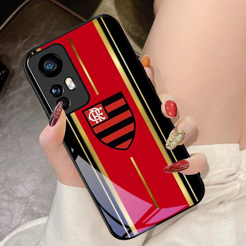 Flamengo FC Caso De Telefone Vidro Temperado Para Xiaomi Redmi Nota 10 ...