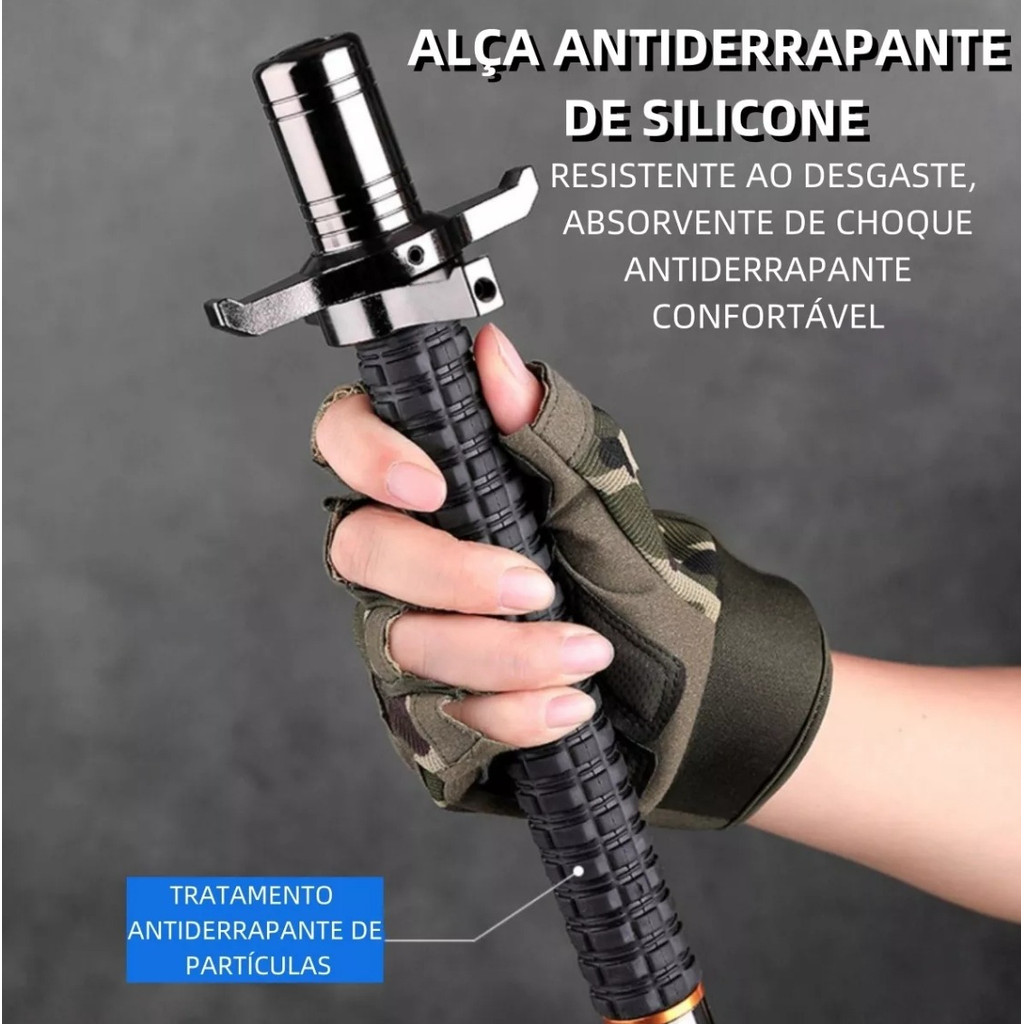 Bastao Retratil De Autodefesa + Arma Quebra-janelas Portátil | Shopee Brasil