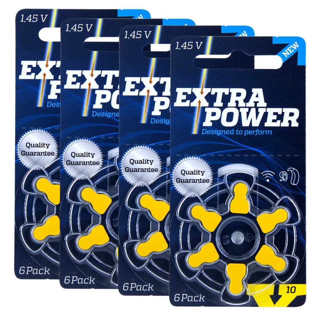 Pilha Auditiva 10 Extra Power Bateria Pr70 kit 24 unidades | Shopee Brasil