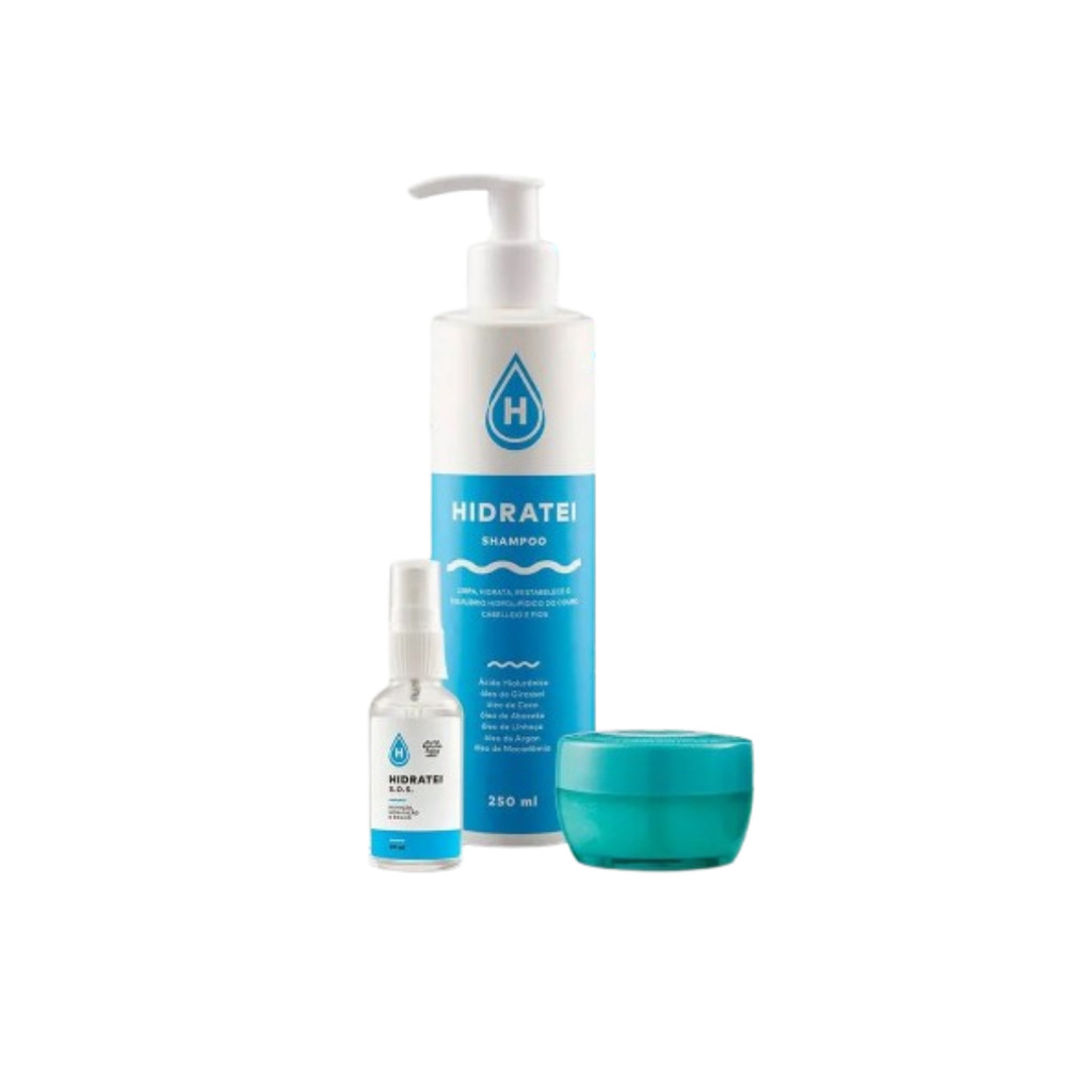 Kit Nutrição Intensa Hidratei Para Cabelos Hidratados e Saudáveis ...