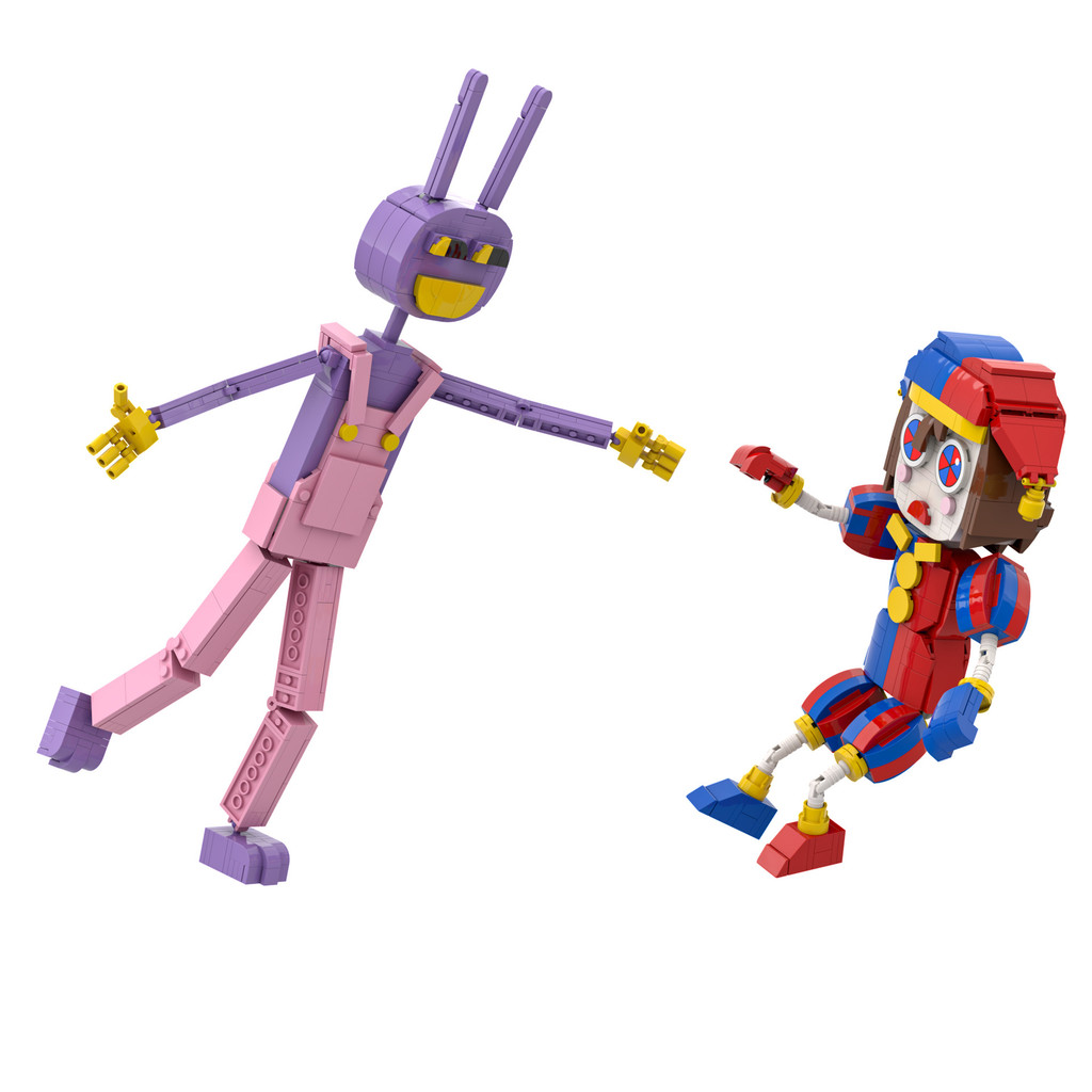 Bloco de construção infantil brinquedos mágico Digital circo Pamoni VS ...