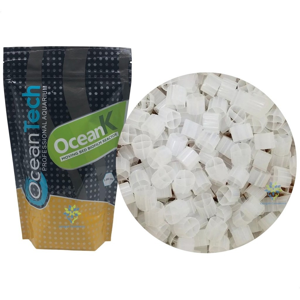 Mídia Ocean-K Filtragem Biológica Aquário Fitro Sump Lago 1L | Shopee ...