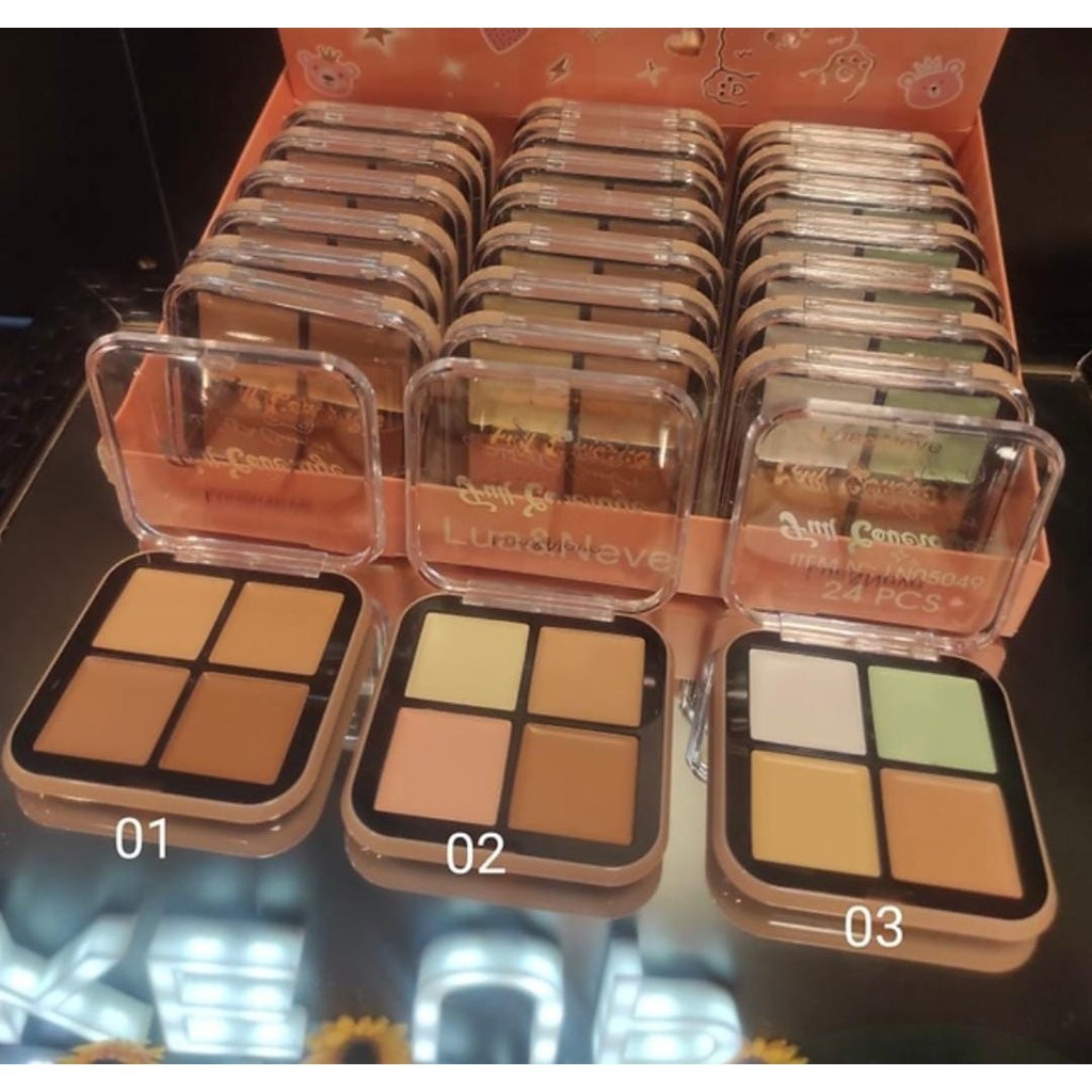 Paleta de Corretivo Full coverage - Lua e neve | Shopee Brasil