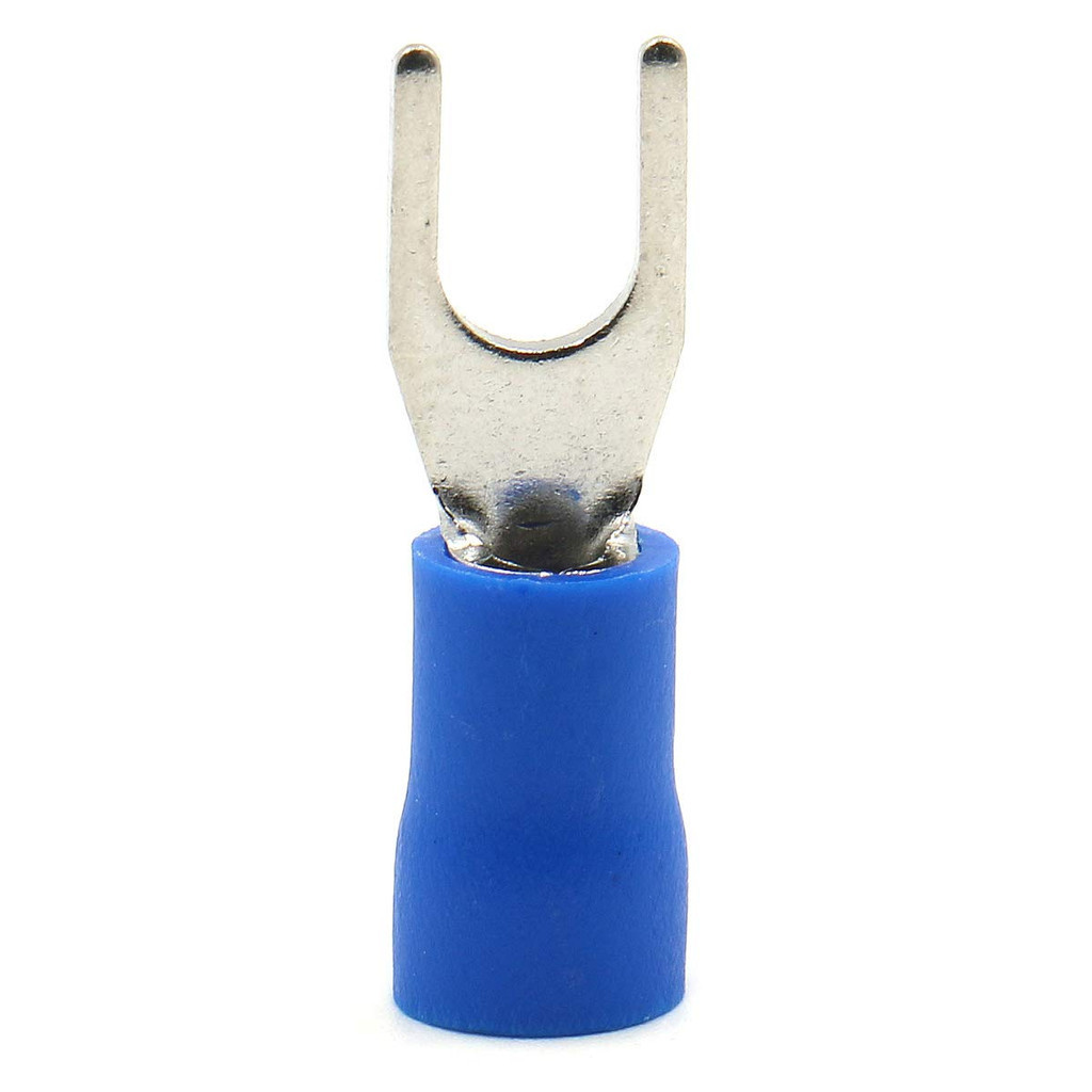 10 Pçs Terminal Pré Isolado Garfo Fio 2,5mm Furo 3,2mm | Shopee Brasil